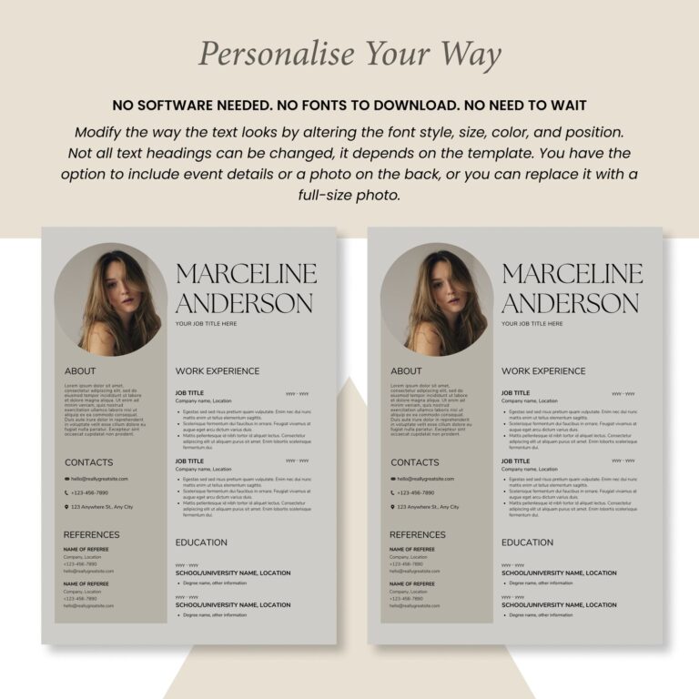 Upgrade Your CV with Modern Resume Template | Creator’s Studio